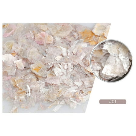 Nail Rock Slice Mica Slice Shell Slice Thin Fragment Mix Piece Nail ...