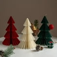 XIBUFE 2026 New Paper Christmas Tree 3D Honeycomb Paper Xmas Tree ...
