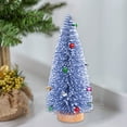 Blue Blue Christmas Tree Decoration Desktop Tabletop Decor Plastic For ...
