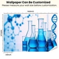 Peel and Stick Wallpaper Chemistry Laboratory 3D Curved DNA Helix ...