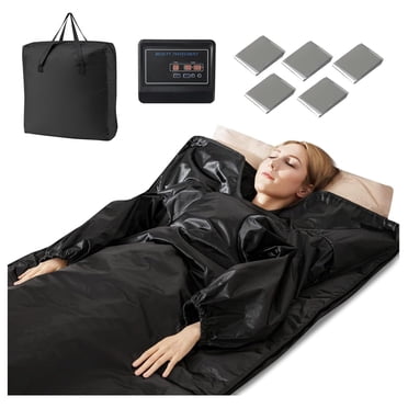 Topbuy Infrared FAR IR Negative Ion Portable Spa Sauna with Adjustable ...
