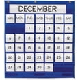 Pacon Monthly Calendar Pocket Chart, 25x28, 7 Columns, 6 Rows, English ...