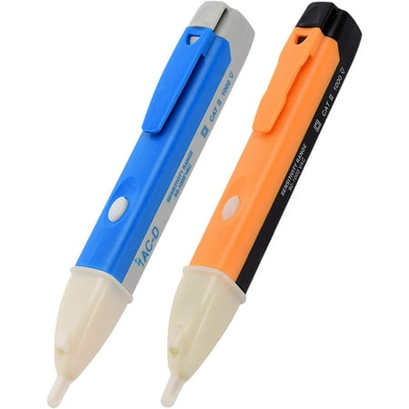 TILIYHELLO 2 Pieces Non-Contact Voltage Detector, Sensitivity Current ...