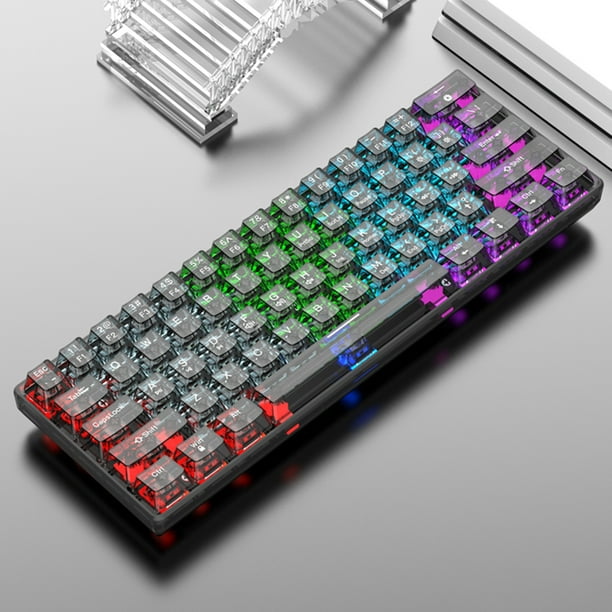 TB&W 61 Keys Mechanical Keyboard Hotswap Gaming Keyboard Backlit Keycap ...