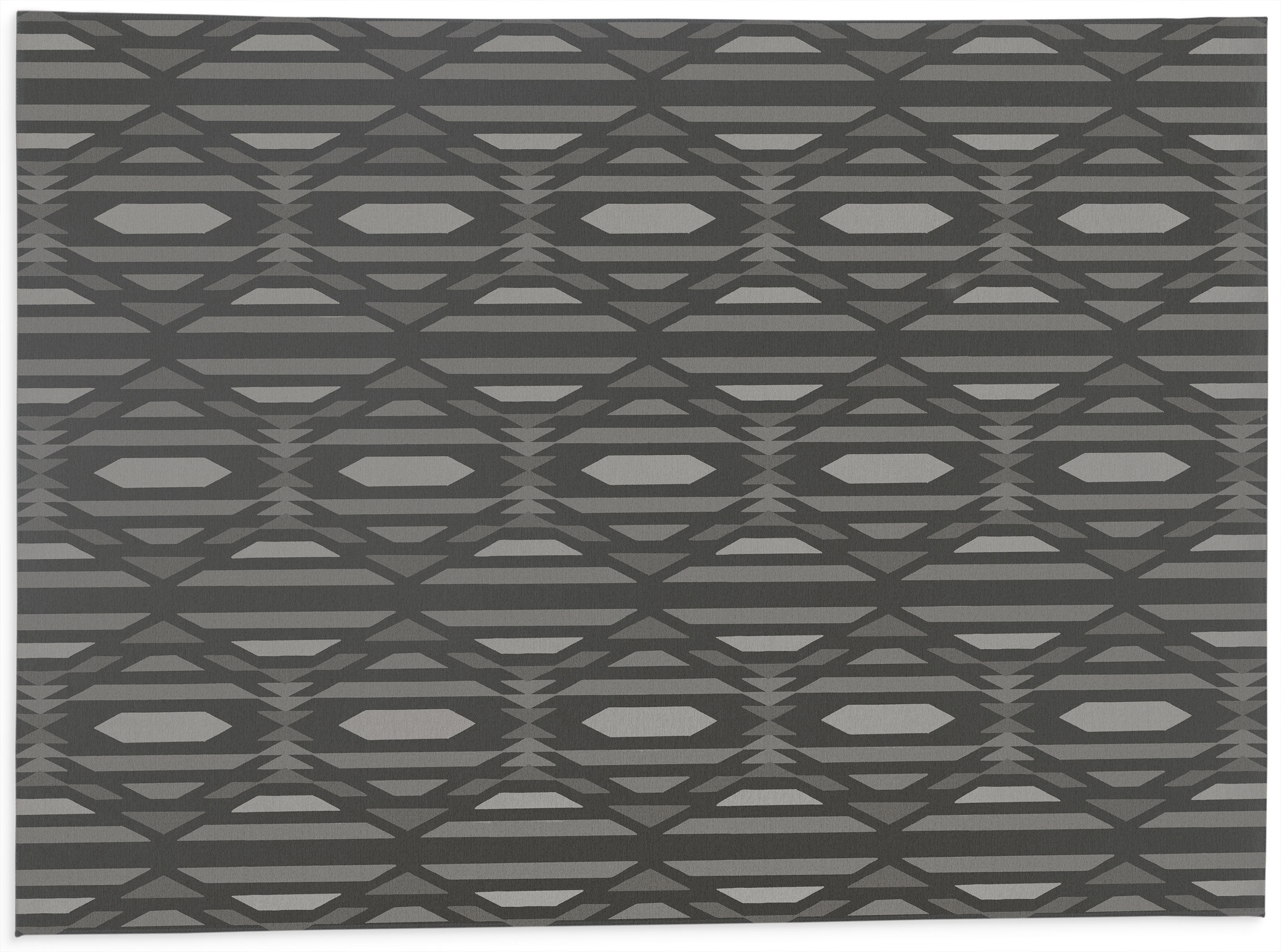 Optic Charcoal Office Mat by Kavka Designs - Walmart.com