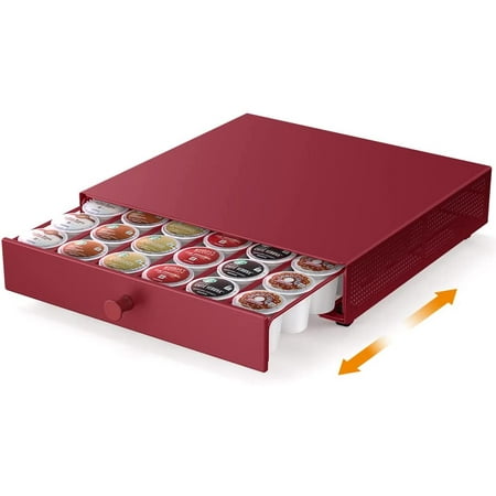 K Cup Holder Sliding Tray Pull out Coffee Pod Organizer Rolling K Cup ...