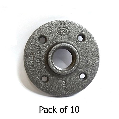 Pack of 10 - 3/4" Floor Flanges - Great for Plumbing & DIY Crafts ...