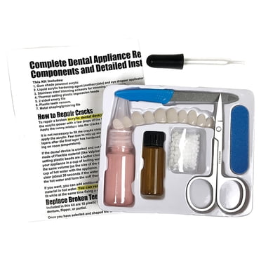Dentemp Repair-It Advanced Formula Denture Repair Kit for Cracks and ...
