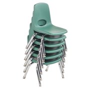 ECR4Kids School Stack Chair Chrome Legs, Multiple Sizes/Colors/Types ...