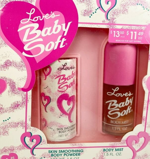 Love's Baby Soft Body Powder 1.5 oz & Baby Soft Body Mist 1.5 fl oz Set ...
