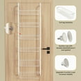 HUKOER Over the Door Pantry Organizer Shelf 6-Tier Metal Pantry Door ...