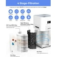 DR.J Pro H13 HEPA Air Purifier Filter, 1 Pack, 1800 sq. ft, 4-Stage ...