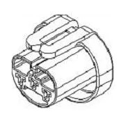 12048369 Automotive Connectors 3P Female Blue 280 Series 30A - Walmart.com