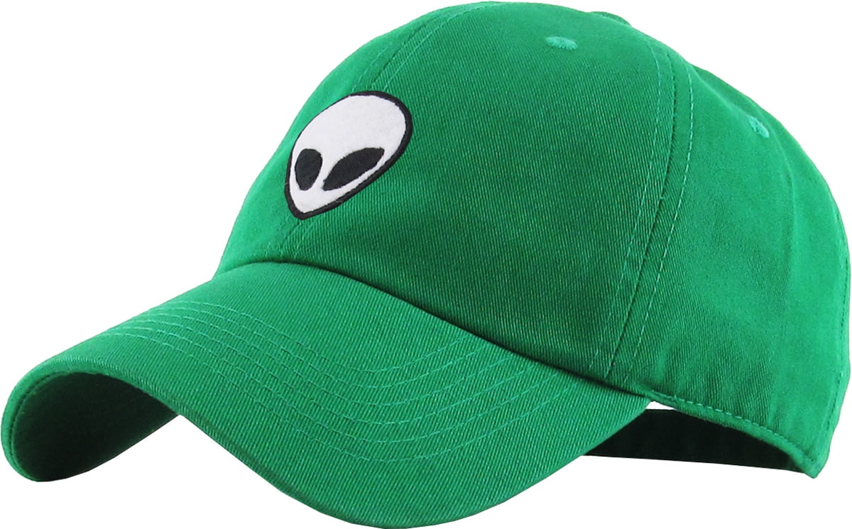 Alien Kelly Green Dad Hat Baseball Cap Polo Style Adjustable NASA ...