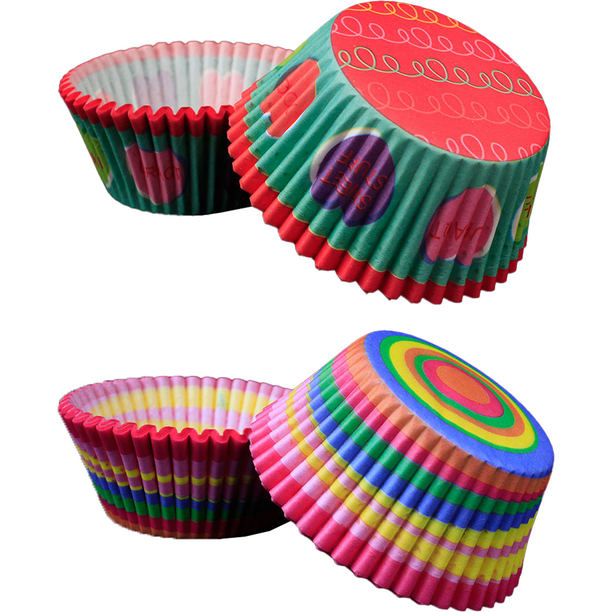 Forros para cupcakes, vasos de papel resistente a la grasa para hornear ...