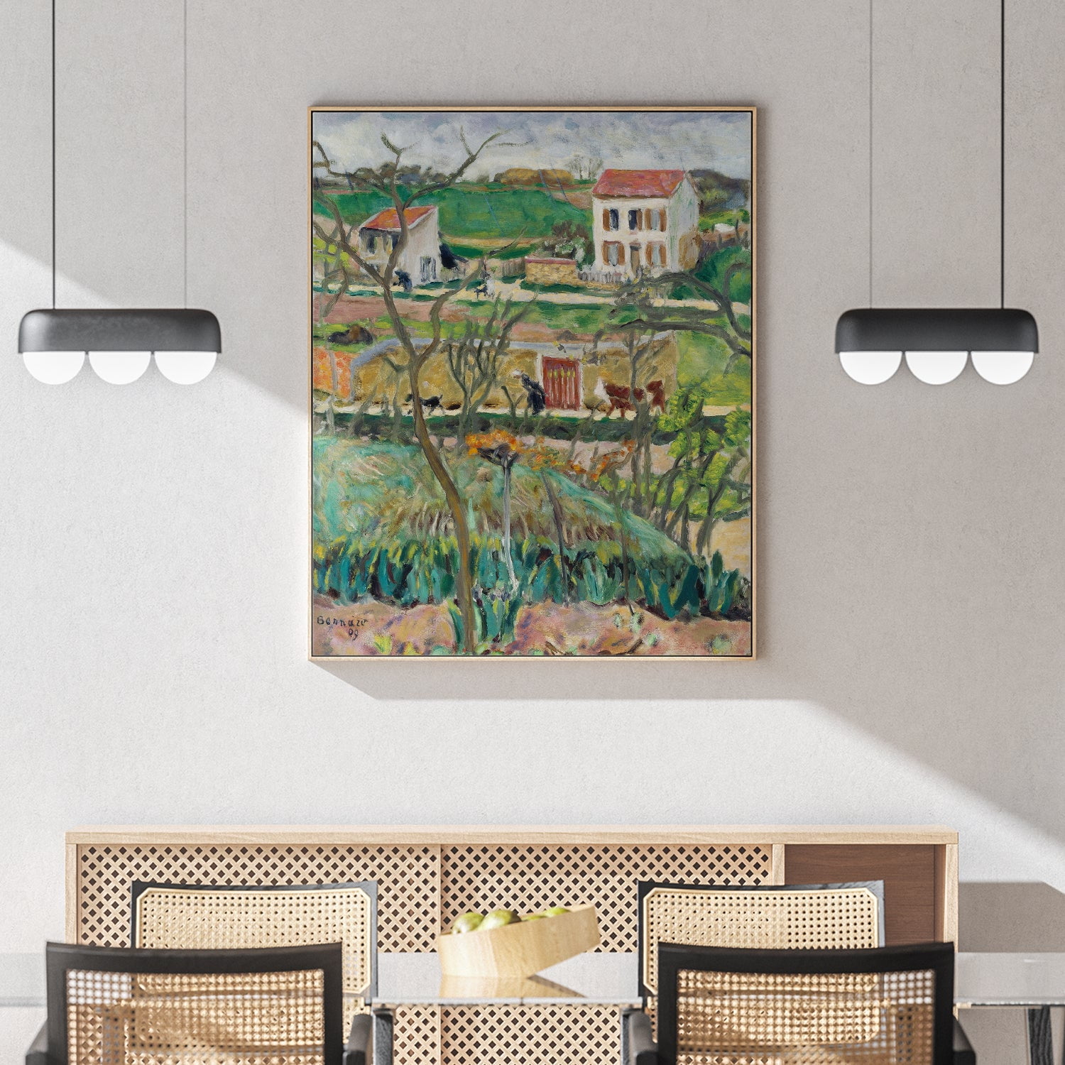 Rainy Landscape - 1909 | Pierre Bonnard | Premium Fine Art Print | 20th ...