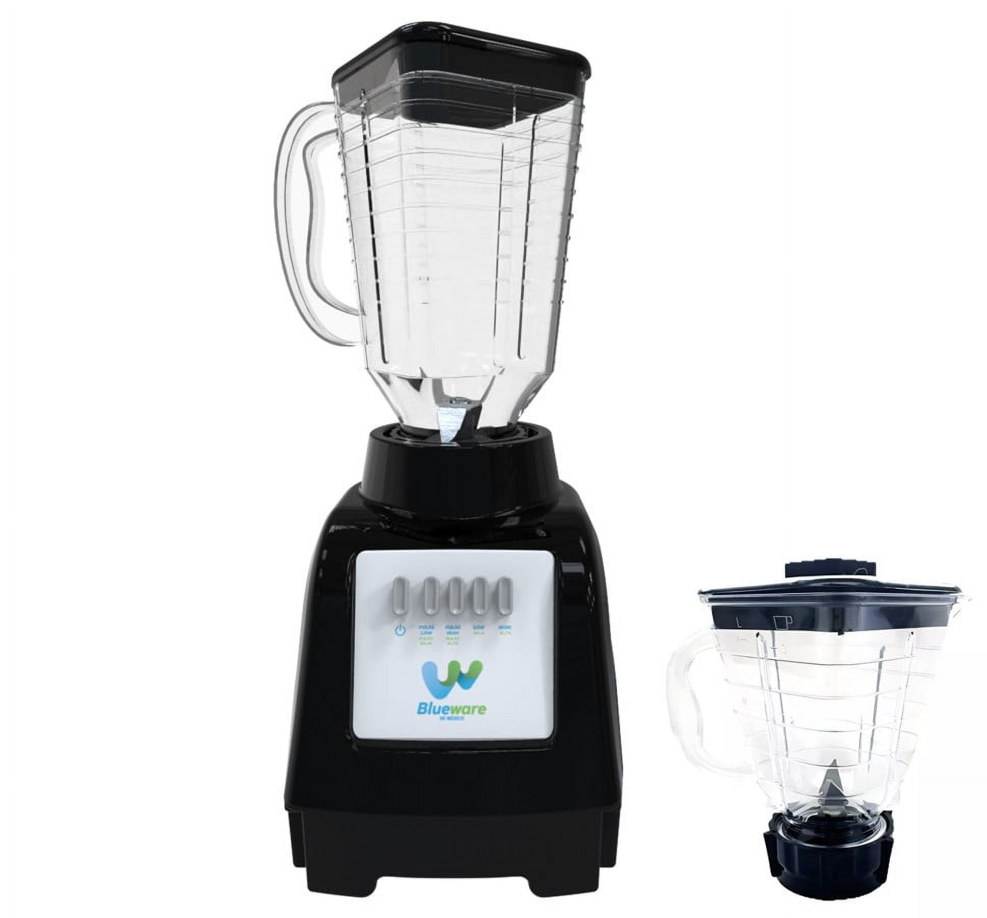 Licuadora Blueware 1.25 Lt +procesador 750ml Negro | Bodega Aurrera en ...