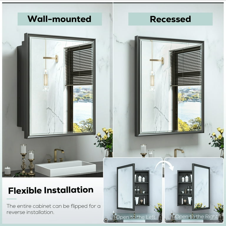 Installing Recessed Mirrored Bathroom Cabinets How To Install A