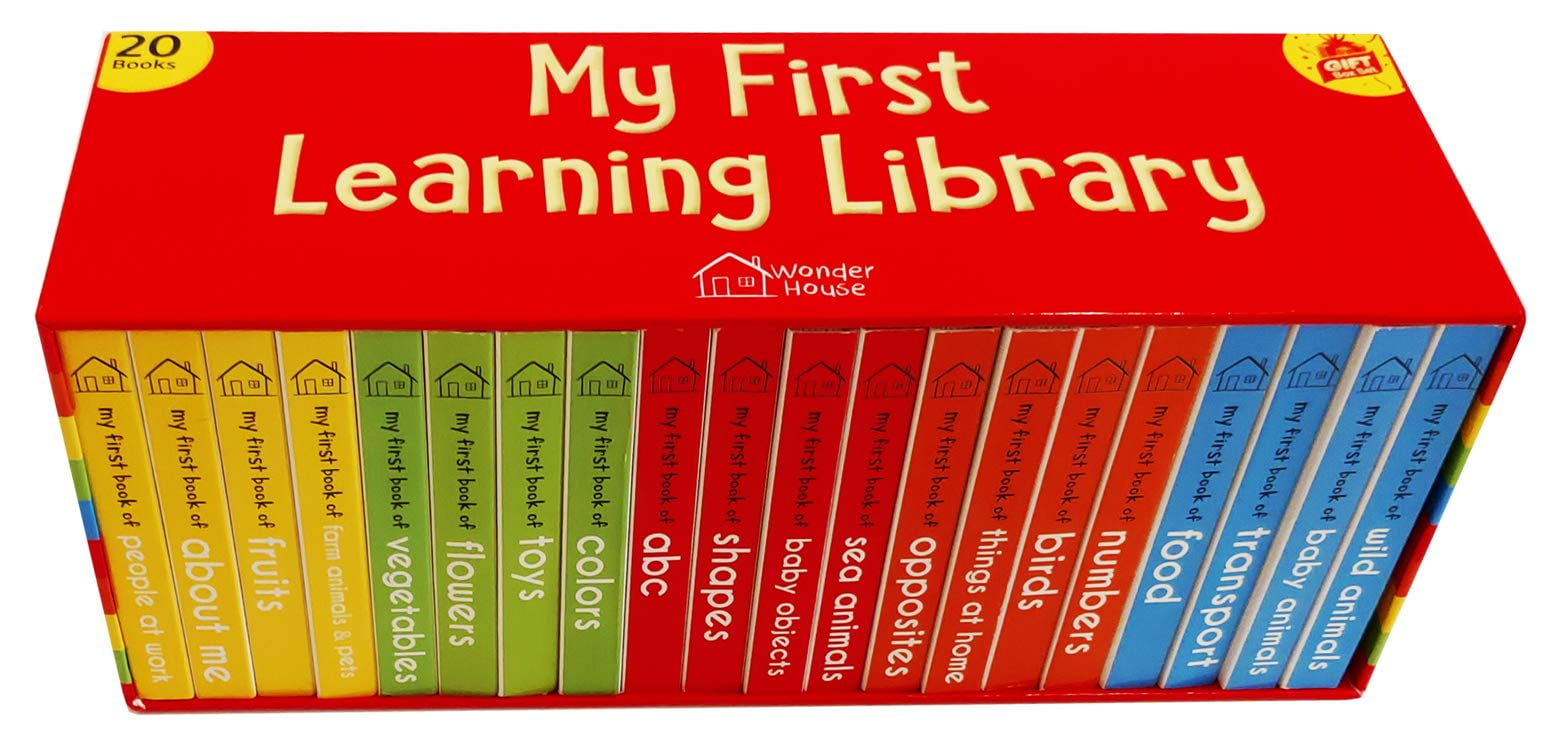 My First Learning Library Box Set: 20 Board Books Set for Kids ...