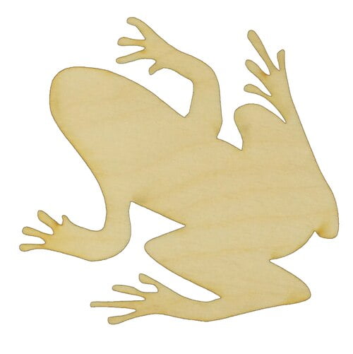 Package of 1, Large 12" X 12" X 1/4" Baltic Birch Plywood Tree Frog ...