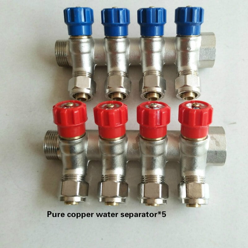 Copper water separator, floor heating water separator, geothermal water ...