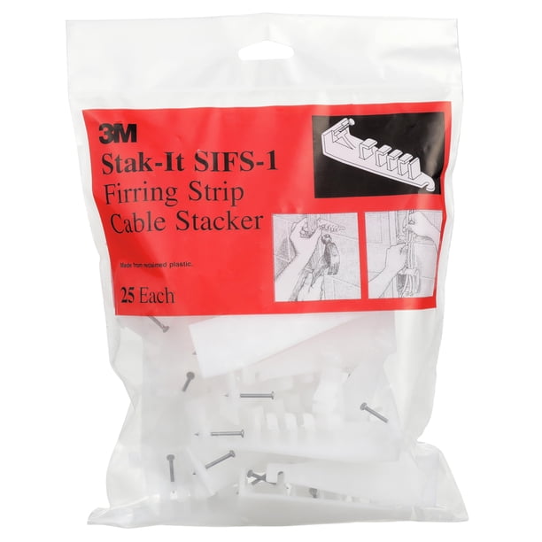 Stacker de Cable 3M Furring Strip SIFS-1 Stak-It Certificado UL ...