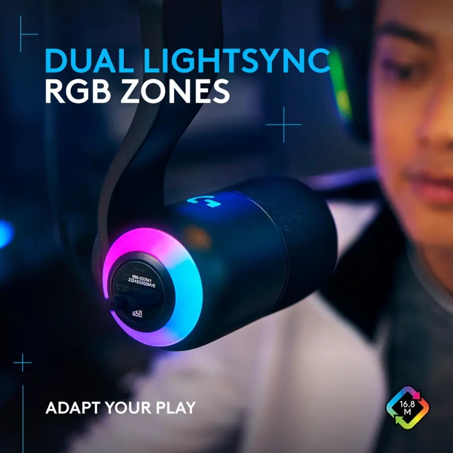 Restored Logitech - Yeticaster GX Dynamic LIGHTSYNC RGB Gaming ...