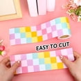 32.8 Ft Pastel Checkered Bulletin Board Border Colorful Plaid Border ...