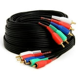 CMPLE 5-RCA Male to 5RCA Male RGB Component Audio Video Cable for HDTV ...