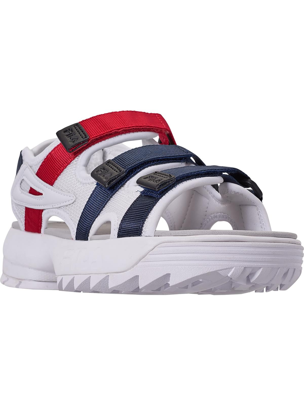 Fila Womens Disruptor Mesh Ankle Strap Sport Sandals White 7 Medium (B,M) - Walmart.com