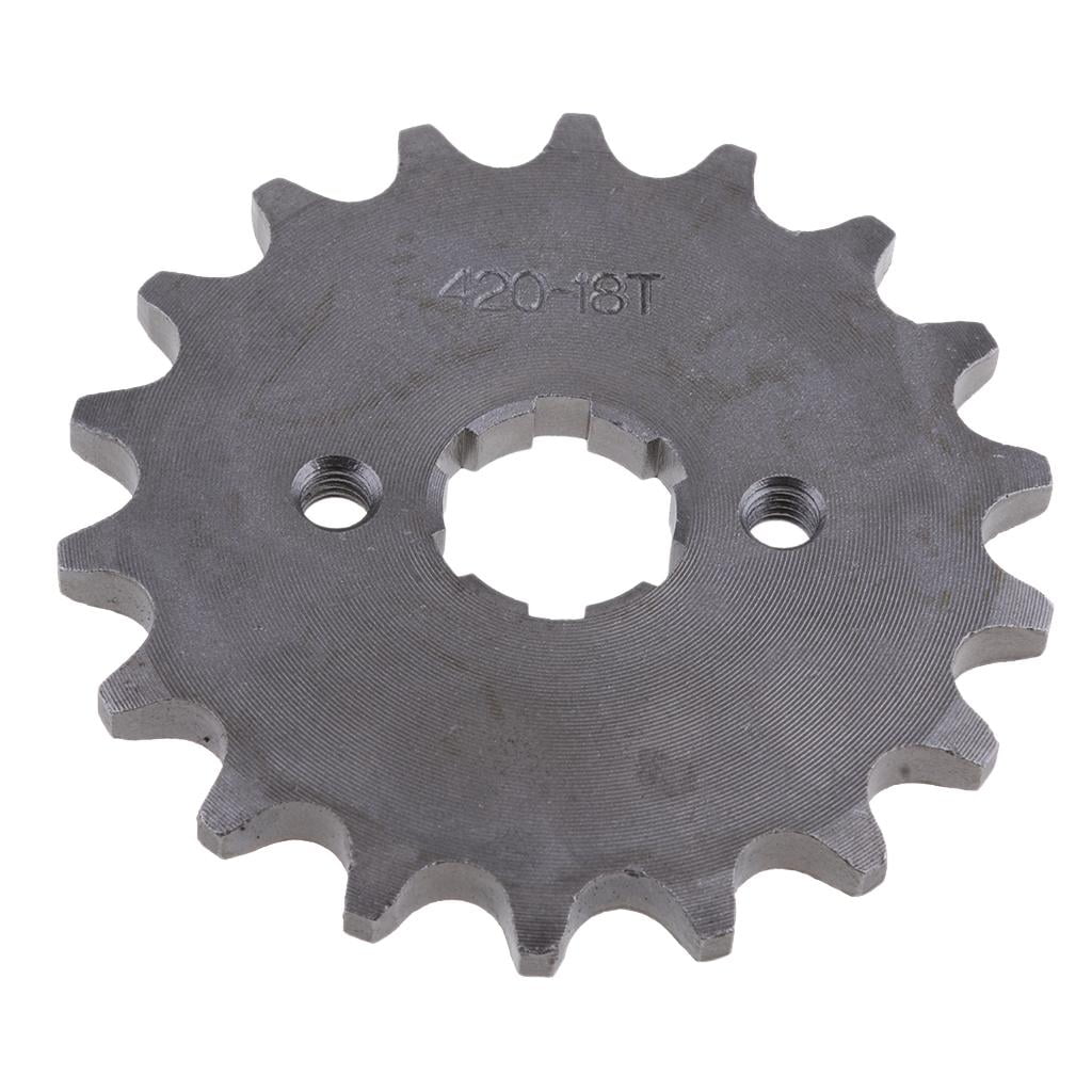18 Front Engine Sprocket Cog for 420 Chain 110 125 140cc professional ...