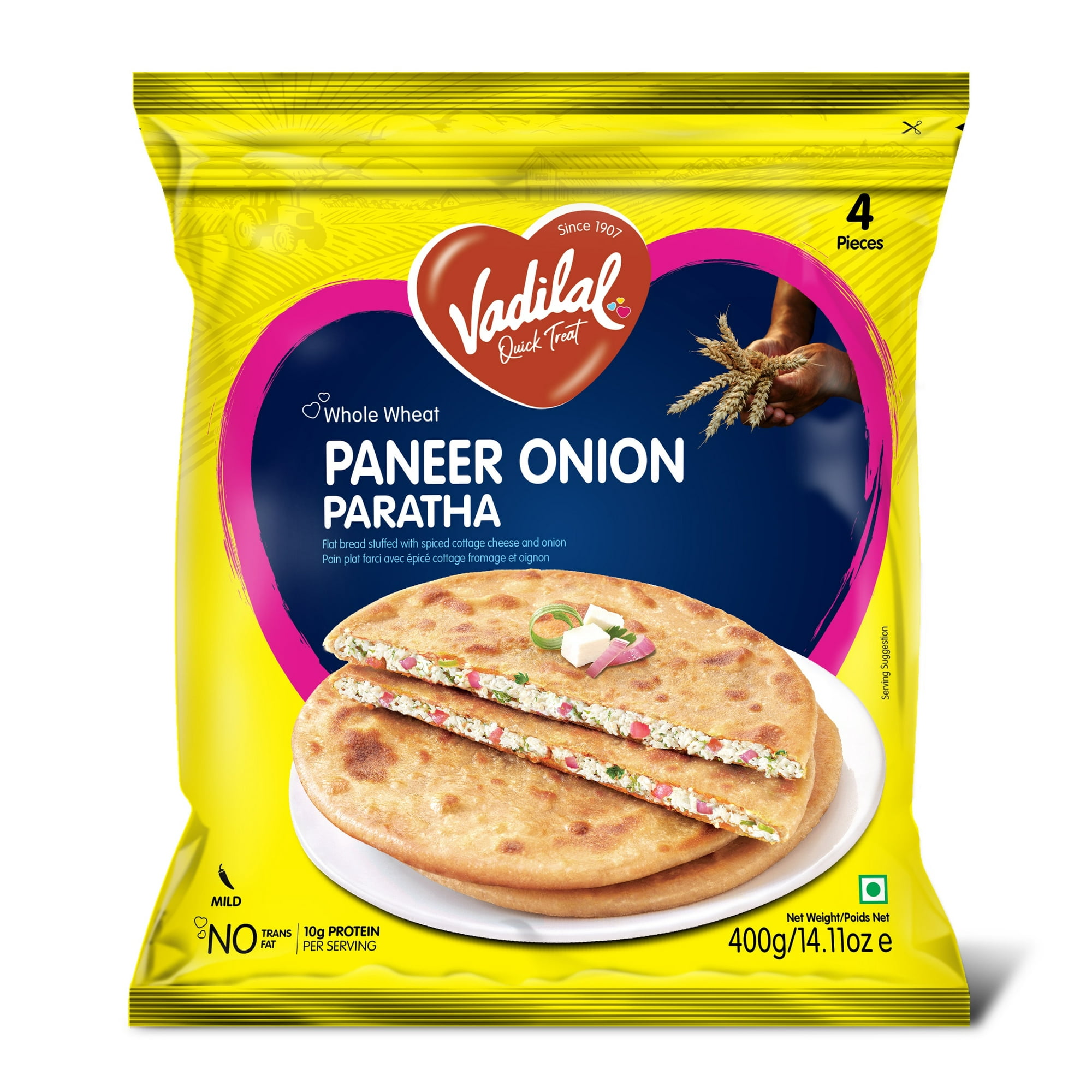 Click here for Vadilal Paneer Onion Paratha 400gm prices