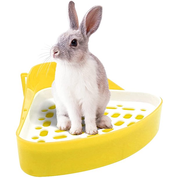 Walbest Triangle Potty Trainer Corner Bunny Toilet Guinea Pig Litter ...