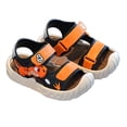 BOOMNY Girls Workout Sandals Open Toe Flat Sandals for Kids Adjustable ...