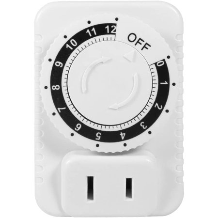 12 Hour Electrical Mechanical Timer Wall Plug Time Switch Digital ...
