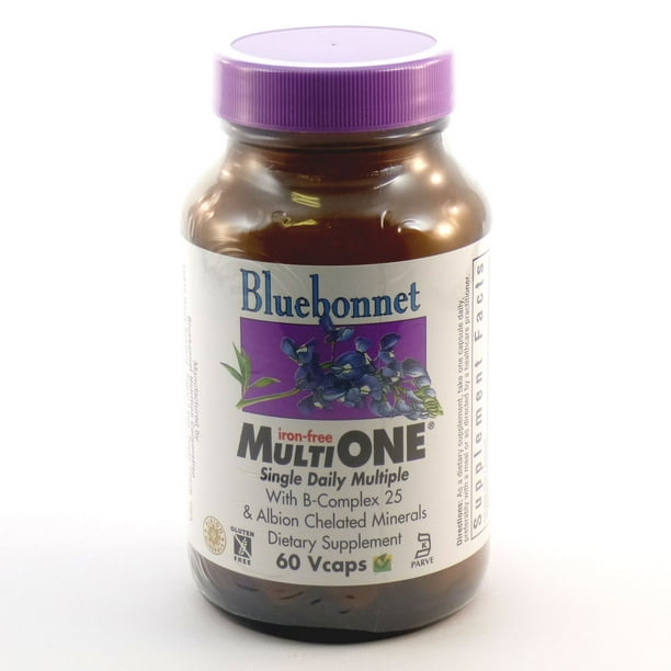 Bluebonnet Multi One, Iron Free, 60 Ct - Walmart.com