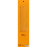 Fiskars 6in x 24in Sewing Ruler & Measuring Tool, Clear, Single Piece ...