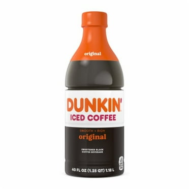 Dunkin' On-The-Go Original Iced Coffee Drink, 171mg of Caffeine, Ready ...