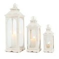 Set of 3 Vintage Candle Lanterns Decorative Outdoor Lantern for Home ...