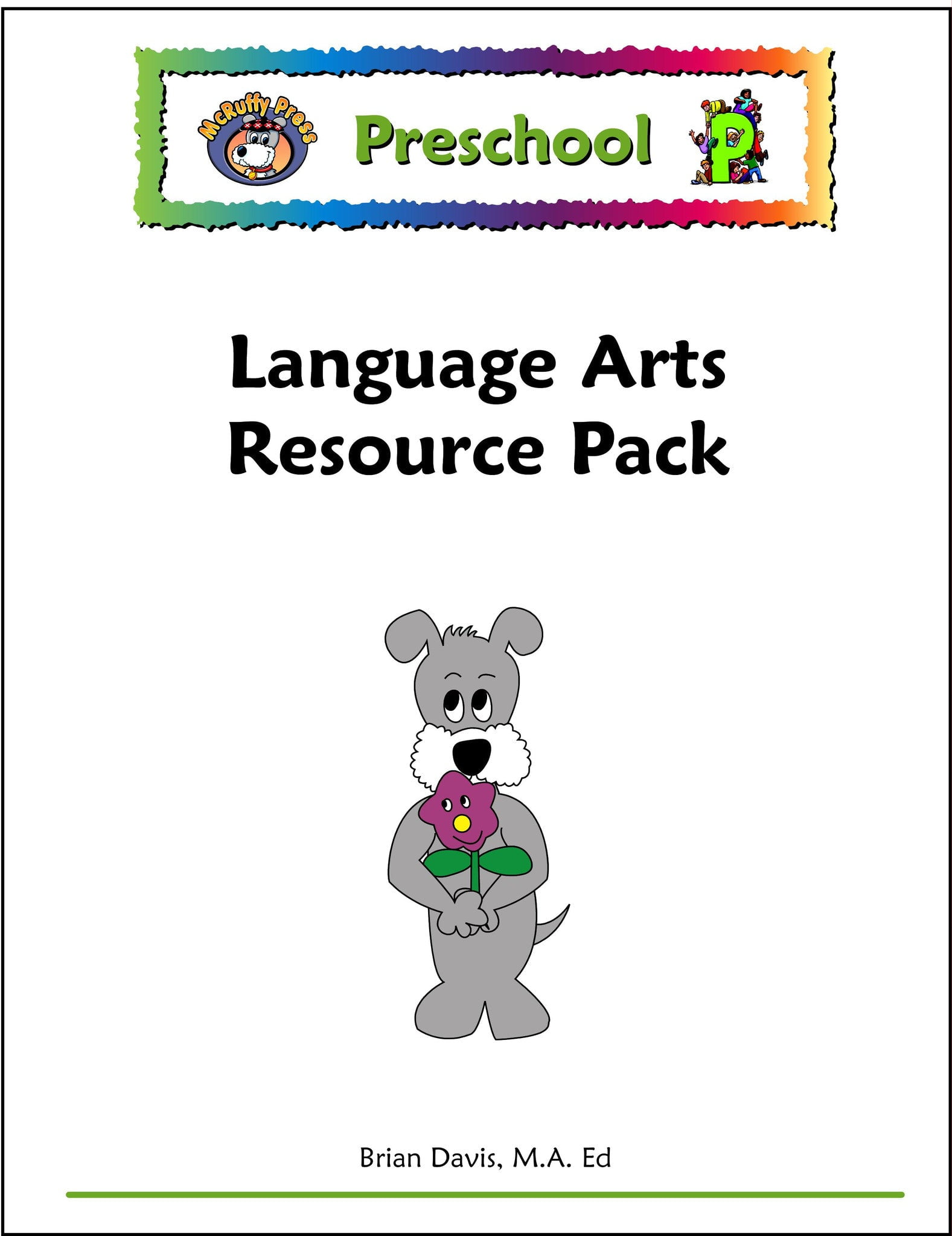 Preschool Language Arts Resource Pack - Walmart.com