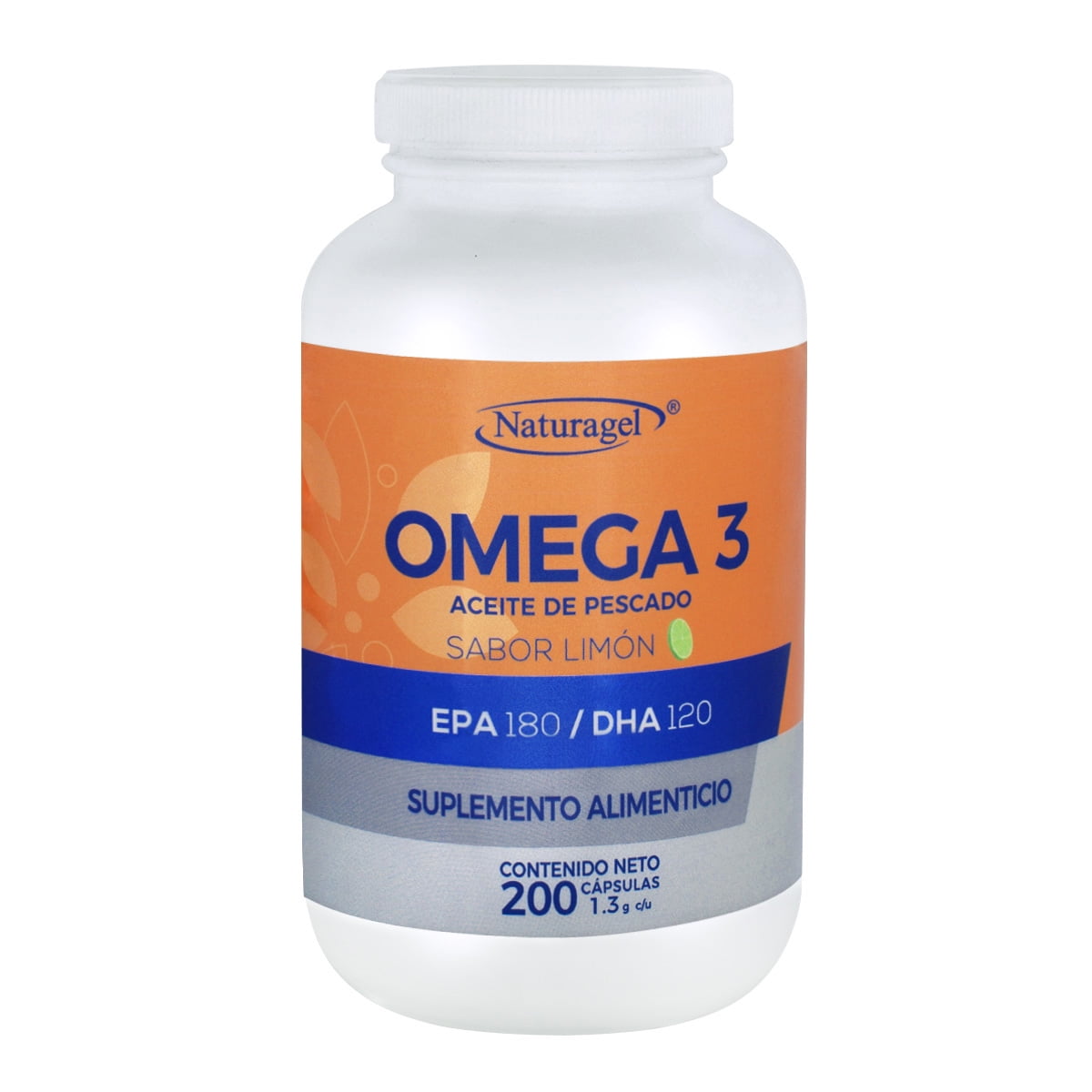 Omega 3 (EPA 180 / DHA 120) Naturagel | 200 Cápsulas SoftGel Naturagel | Bodega Aurrera en línea