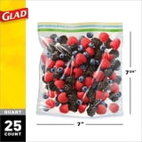Glad Quart Bags 25 - Lightweight zip bags for ecommerce - Walmart ...