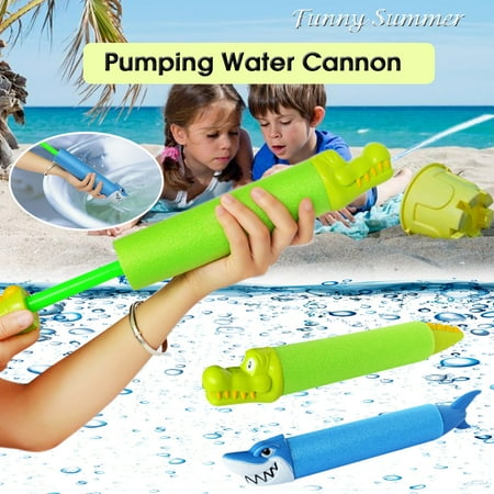 Kid Summer Animal Foam Water Soaker Shooter Pump Toy Outdoor Party Pool ...