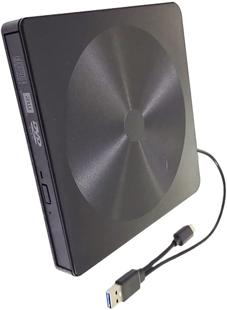 External CD Drive Type Portable Lightweight Compact Slim CD DVD ...