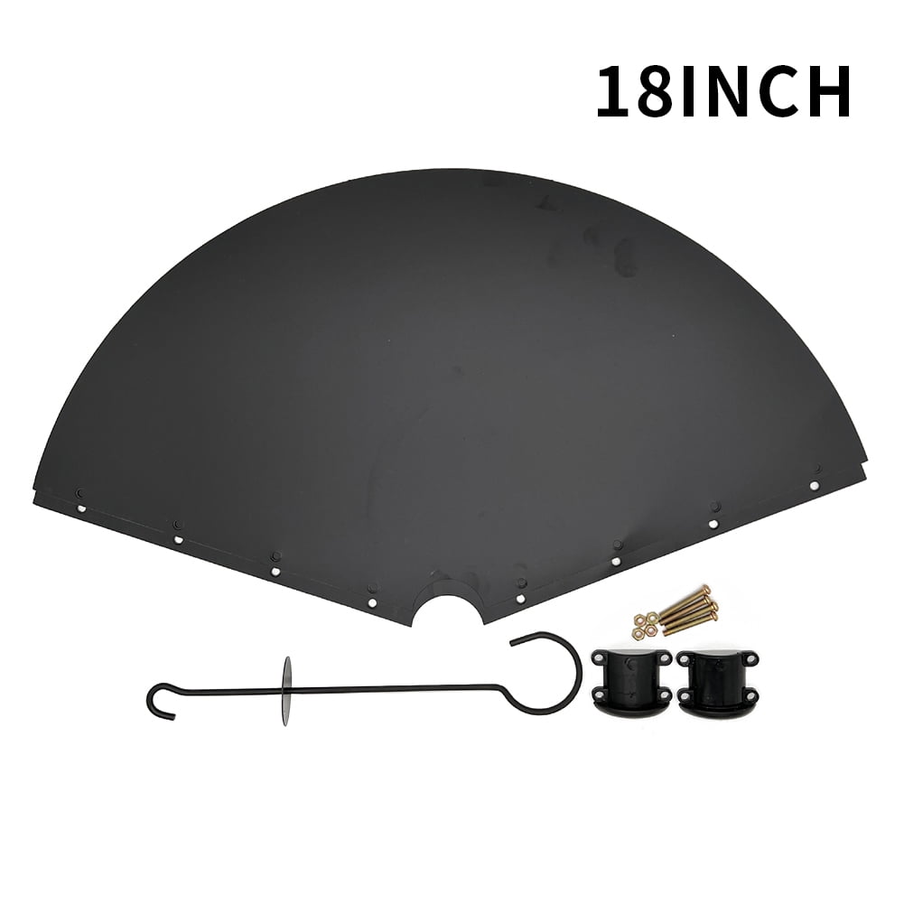 Baywell 16/18/19 inch Outdoor Squirrel Baffles for Bird Feeders Pole ...