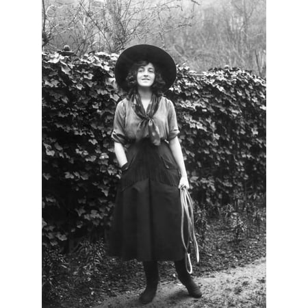 Elsie Janis (1889-1956). /Namerican Actress. Photographed In Cowgirl ...