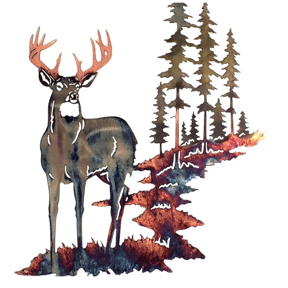 Click here for Unbranded Metal Deer Wall Art Forest Deer Wall Dec... prices