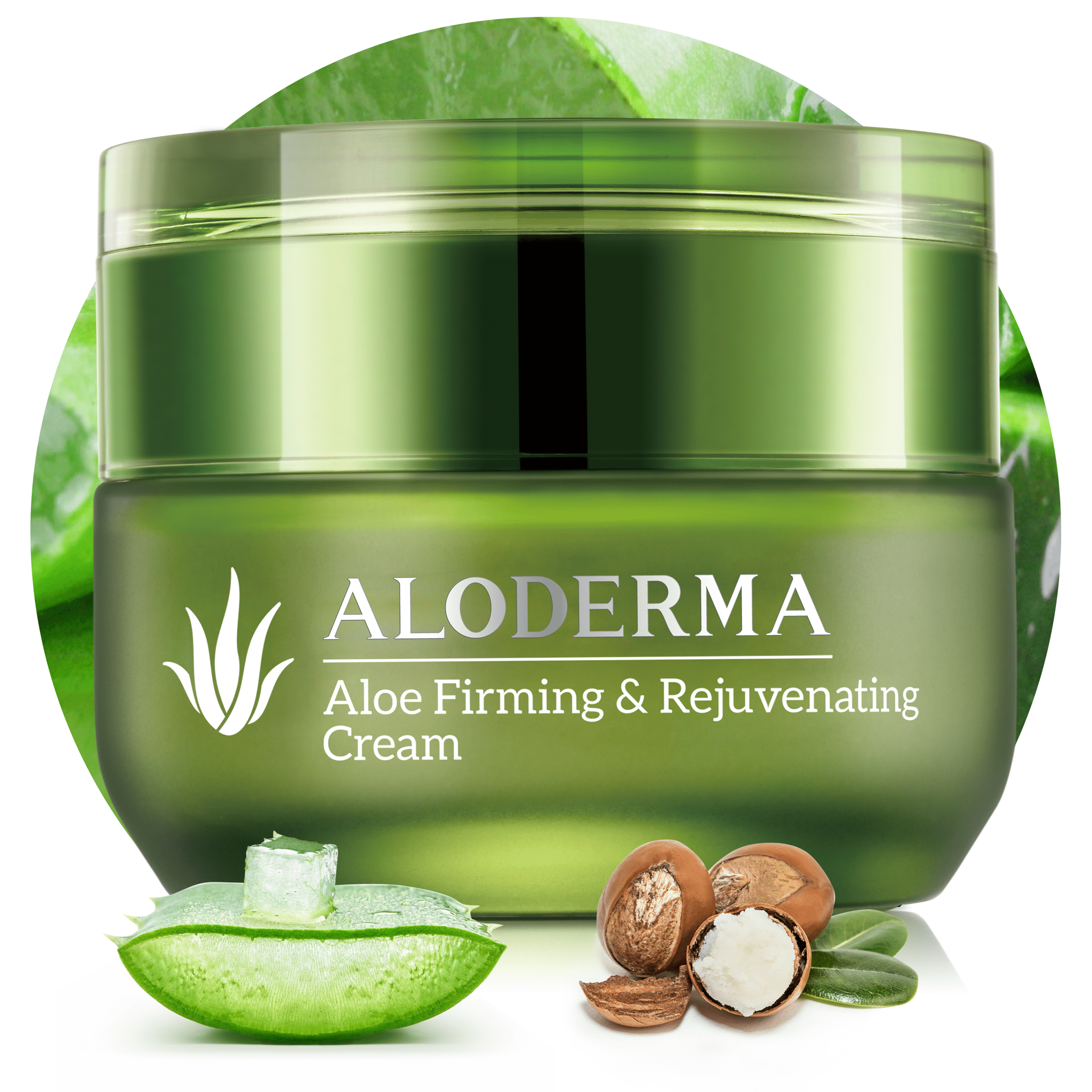 Aloderma Firming Face Cream with 75% Organic Aloe Vera - Face and Neck ...