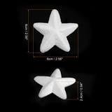 Uxcell Foam Stars for DIY Arts and Crafts 2.56 x 2.56 Inch Polystyrene ...