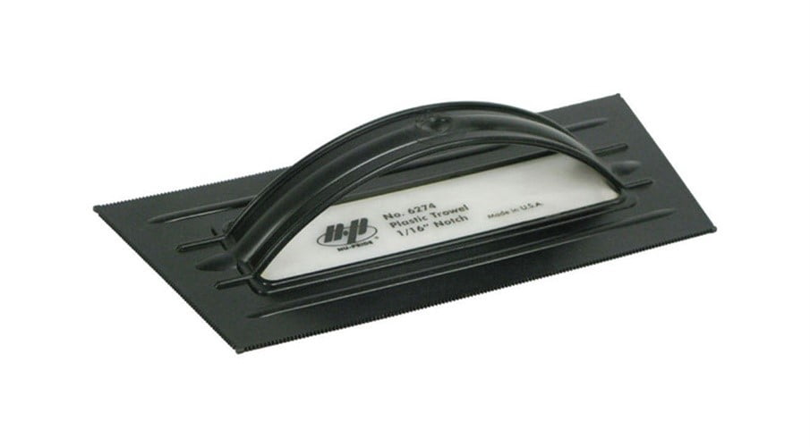 Marshalltown QLT 4-1/4 in. W Plastic Notched Trowel - Walmart.com